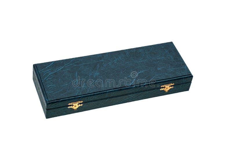 Red Case with Gilded Locks. Box for an Expensive Gift. Luxury Packaging ...