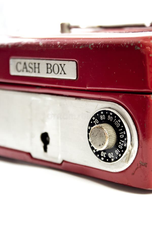 Red cash box stock photo. Image of bank, moneybox, money - 47699506
