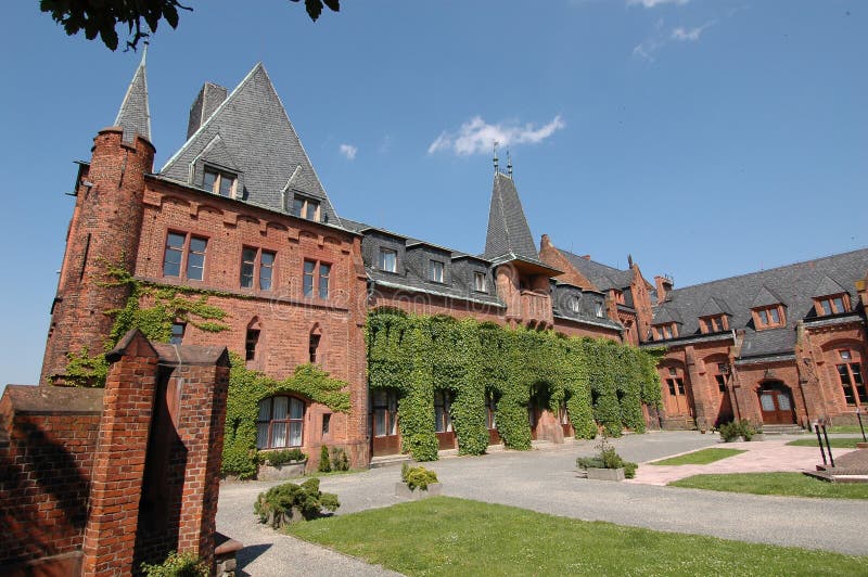 Red Castle stock photo. Image of castle, fantasy, protecive - 1299652