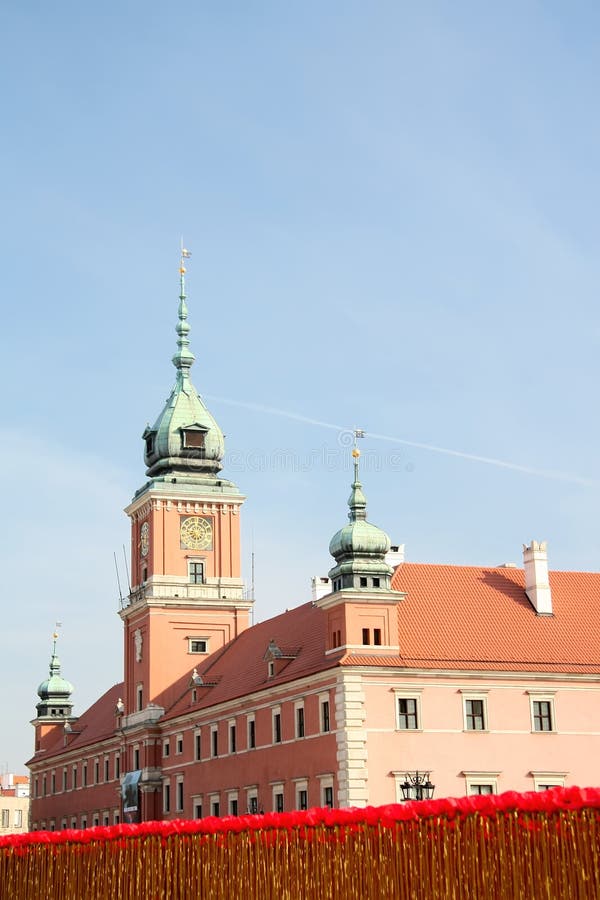 Red castle. stock image. Image of cupola, history, prince - 16041283
