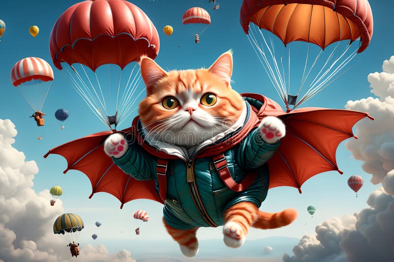 109 Parachute Cat Stock Photos - Free & Royalty-Free Stock Photos from ...
