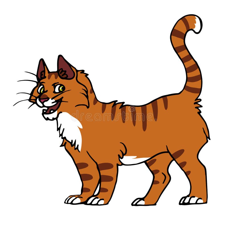 Charming Cartoon Red Cat Character Stock Illustrations – 258 Charming ...