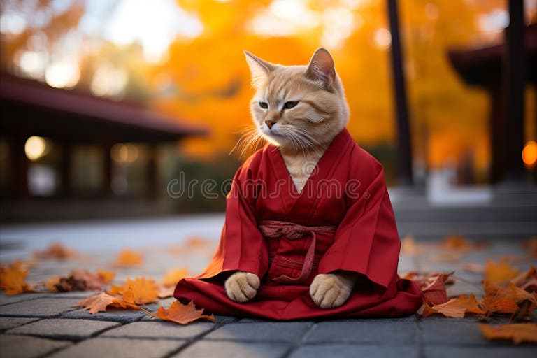 Cat Shaolin Monk Stock Illustrations – 10 Cat Shaolin Monk Stock ...
