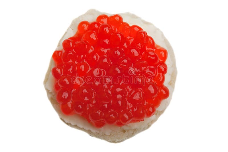 Red caviar stock image. Image of ingredient, prepared - 12763855