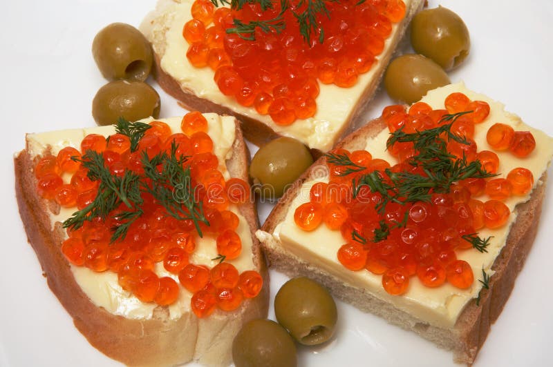 Ham canape stock photo. Image of pepper, meat, slice, appetizing - 4762972