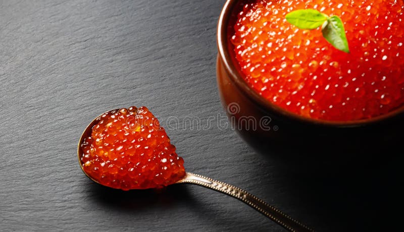 Red caviar stock photo. Image of fresh, snack, caviar - 196798522