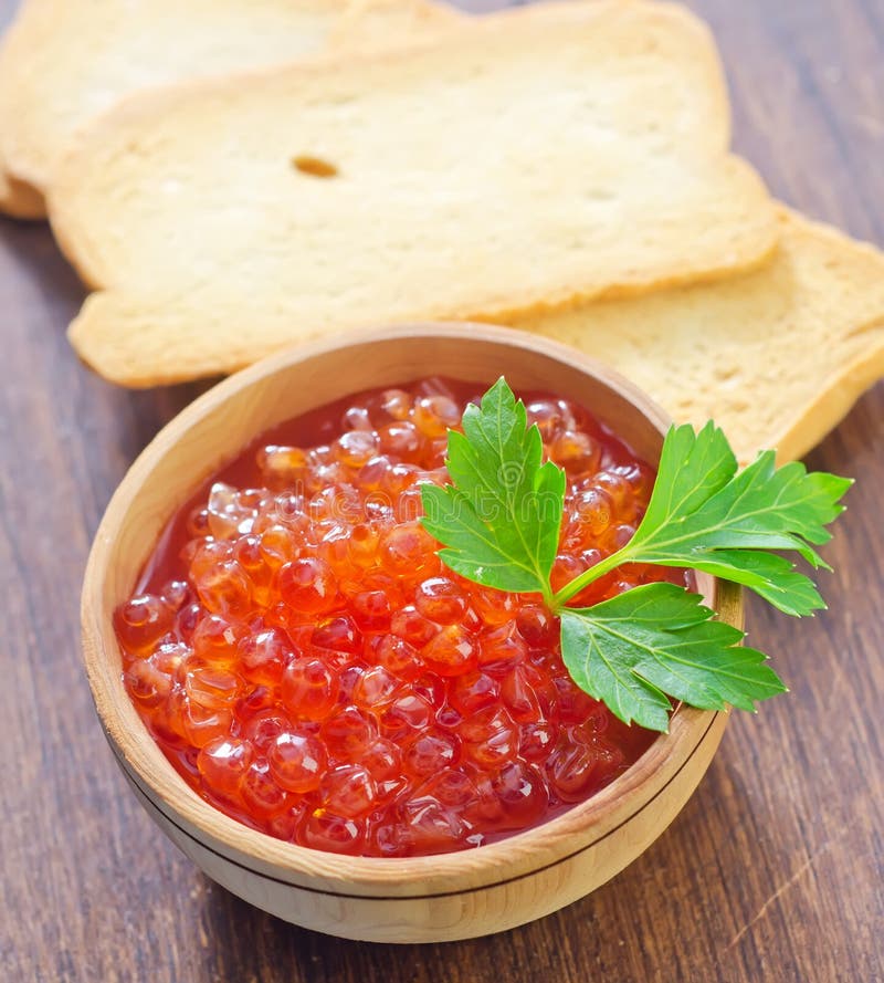 Red caviar stock image. Image of appetizing, metallic - 34551959