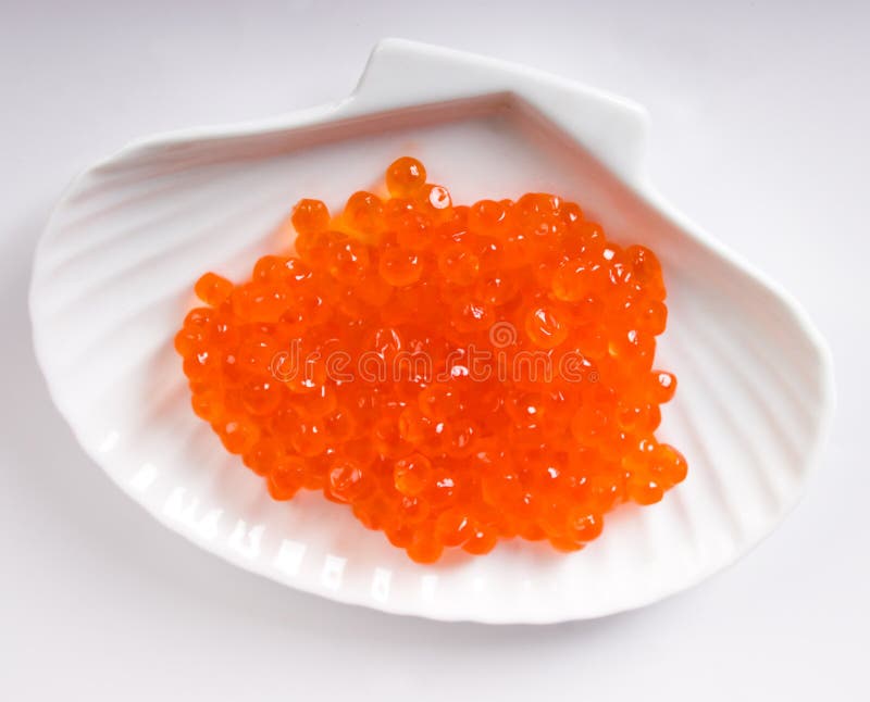 Red cavier stock image. Image of saucer, orange, dishware - 8893403