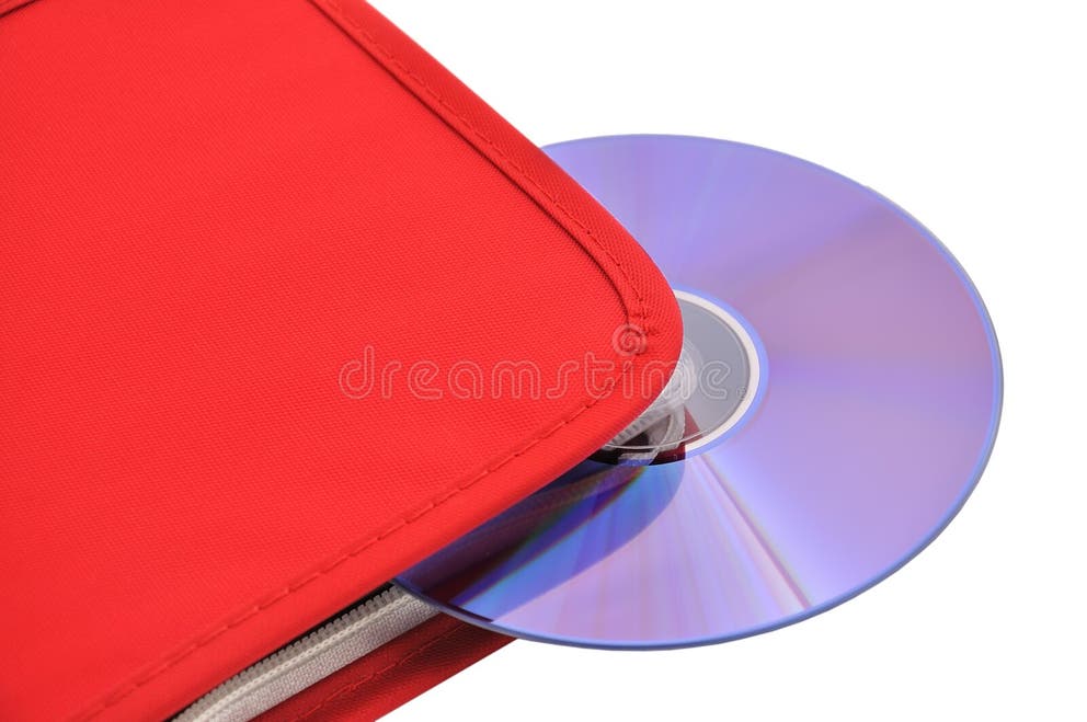 Red cd album stock photo. Image of copyspace, storage - 23845244