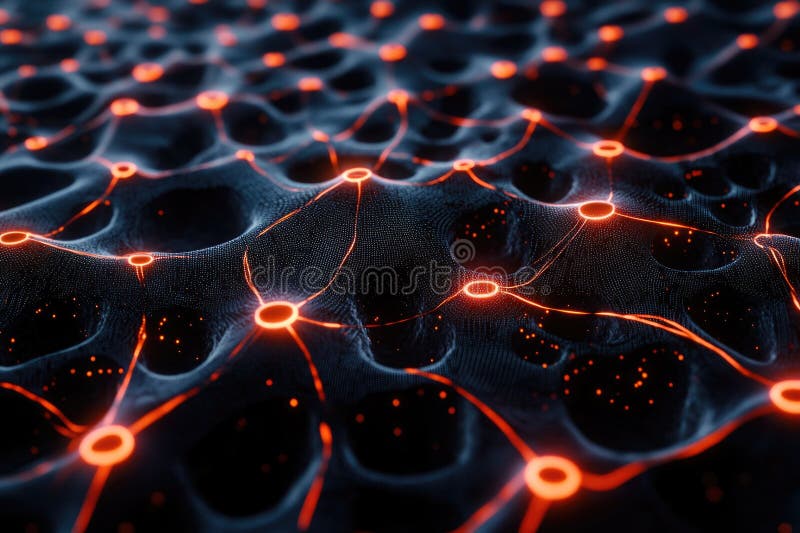 Red Cellular Organism stock image. Image of cellular - 364203863