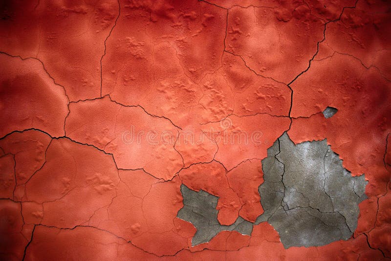 Red Cement Texture, Concrete Surface of the Wall, Colored Background ...