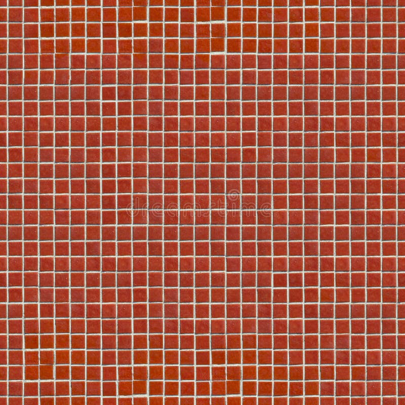 Red Ceramic Mosaic. Seamless Tileable Texture Stock Illustration ...