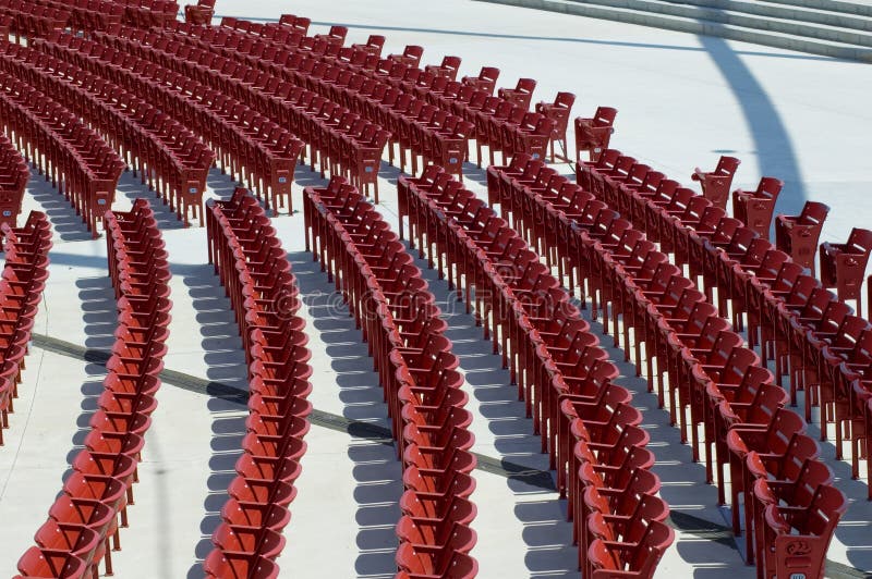 Red chairs editorial stock photo. Image of stairs, stair - 1099323