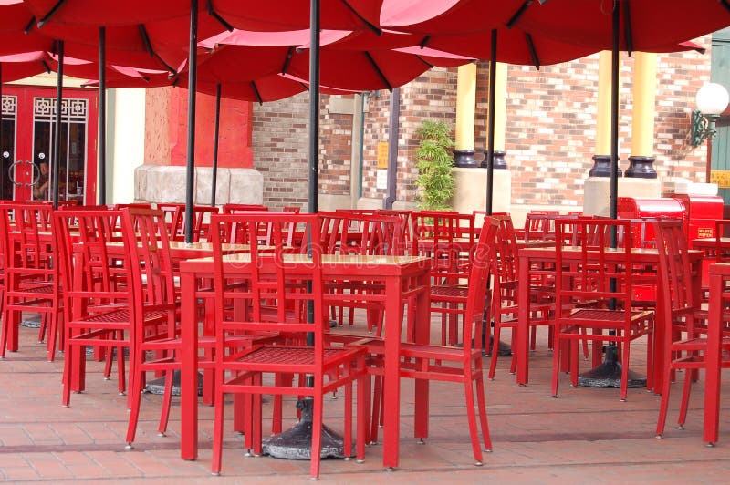 Red Chairs stock photo. Image of line, service, chairs - 1477670