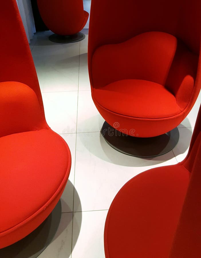 Red chairs stock photo. Image of trendy, colours, colour - 69310872