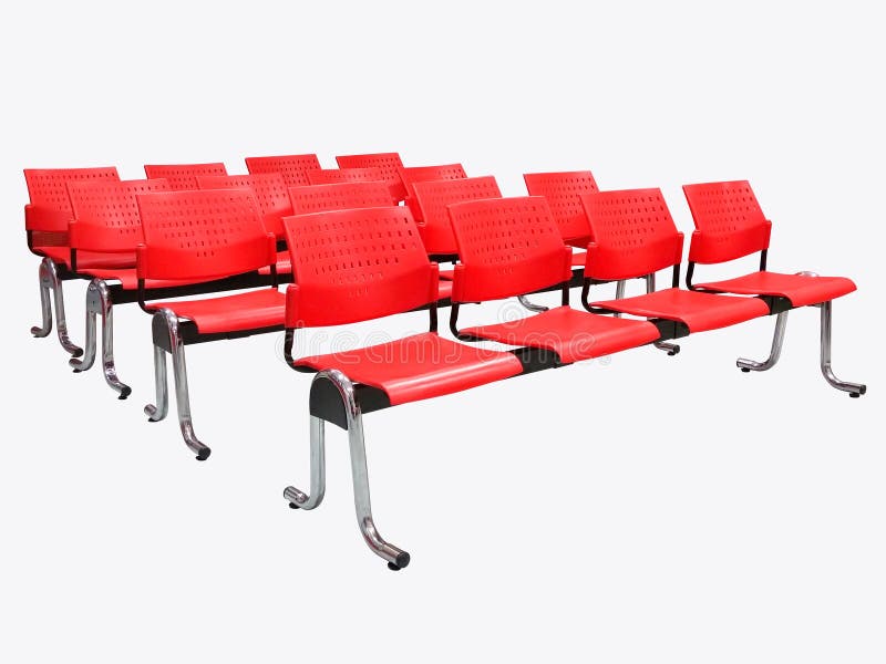 Red chairs stock photo. Image of design, space, perspective - 84037488