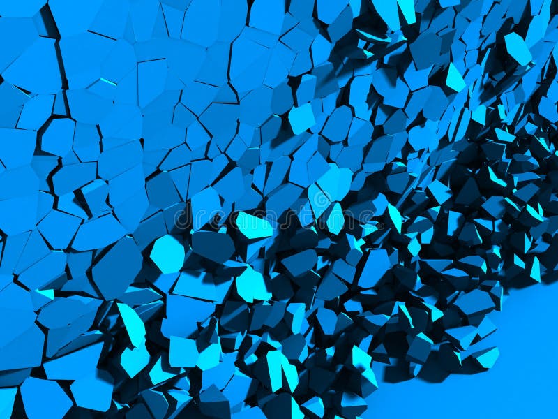 Red Destruction Abstract Explosion Background Stock Illustration ...