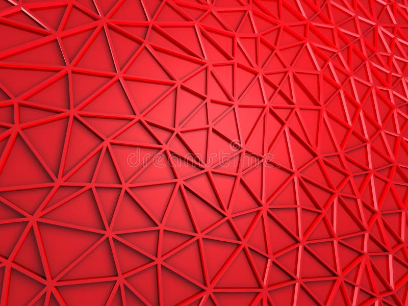 Red Chaotic Poligon Pattern Background Stock Illustration ...