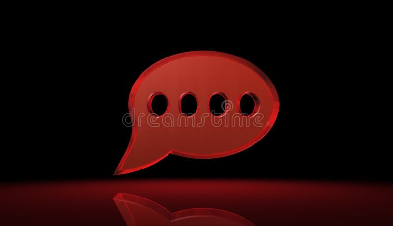 Red Chat Sing 3d Illustration Stock Illustrations – 2 Red Chat Sing 3d ...