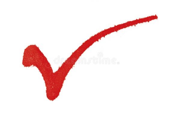 Red Check Mark stock photo. Image of choice, solution - 19126592