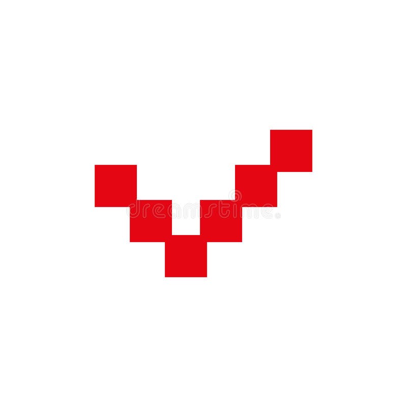Check Mark Pixel Art Stock Illustrations – 389 Check Mark Pixel Art ...