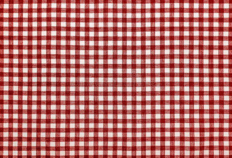 Red checkered napkin. stock image. Image of decoration - 117624329