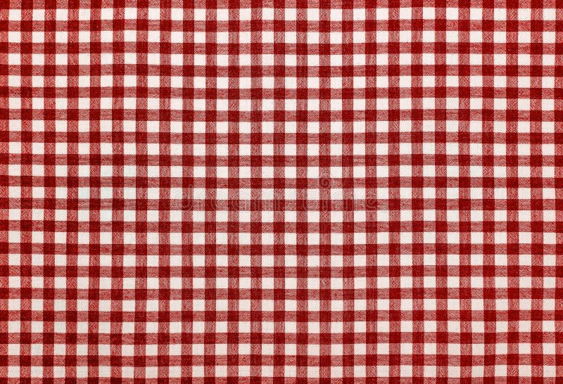 Red checkered napkin. stock image. Image of material - 117624675