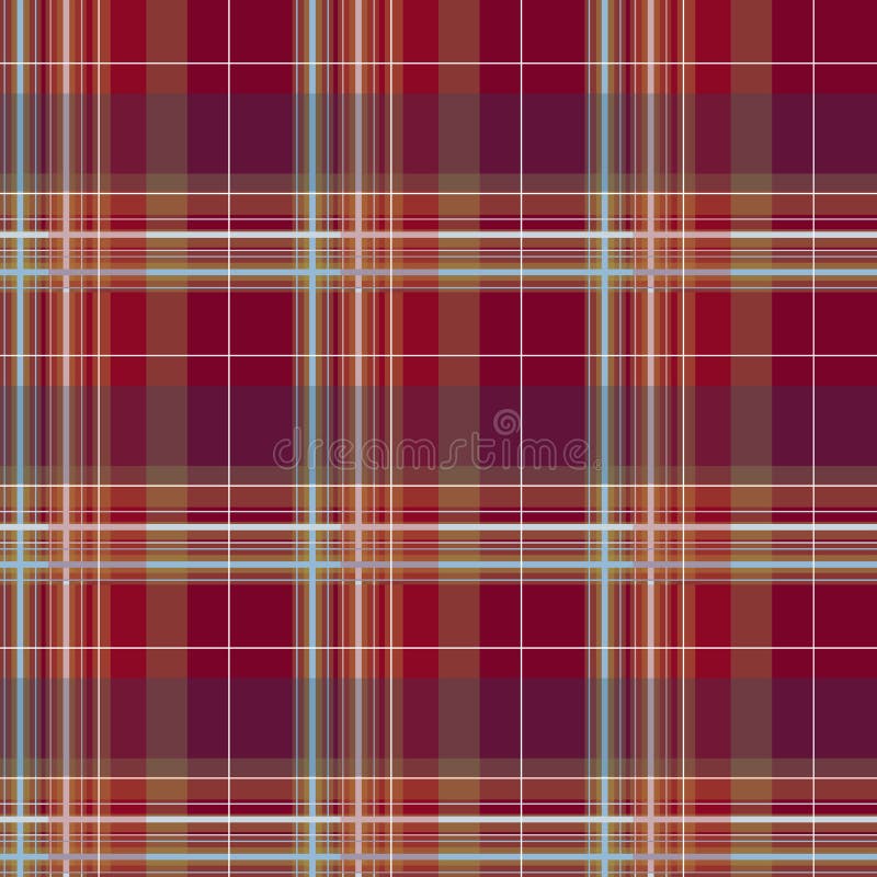 Red Checkered Seamless Pattern Stock Illustration - Illustration of ...