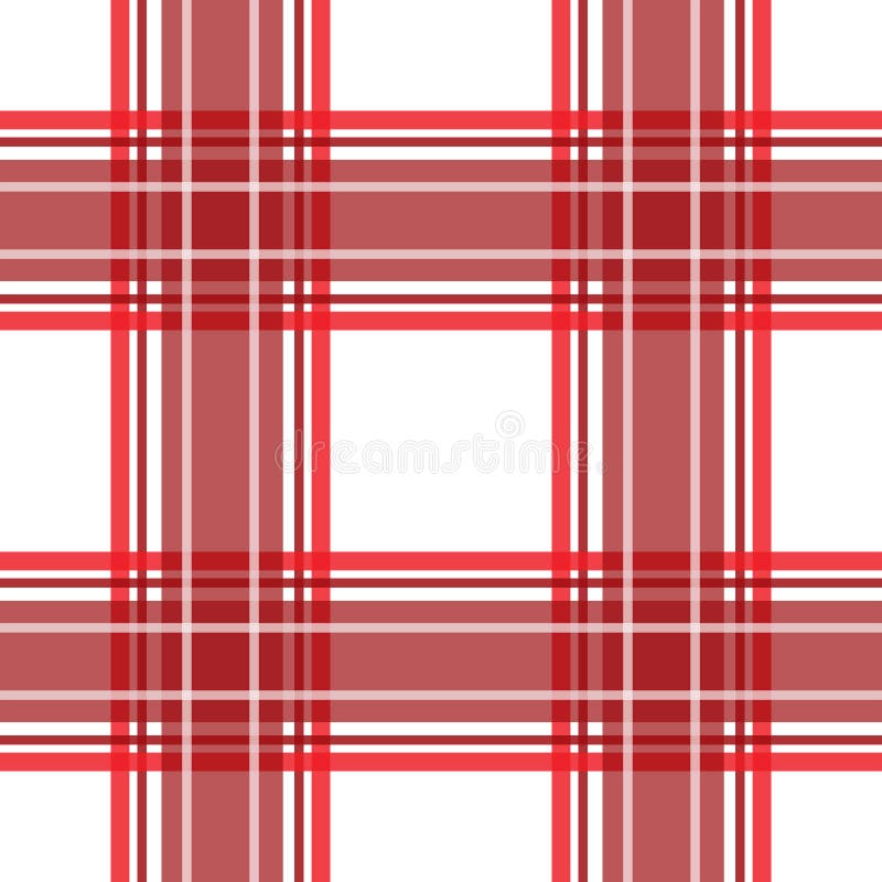 Red Checkered Seamless Pattern Repeat Stock Illustration - Illustration ...