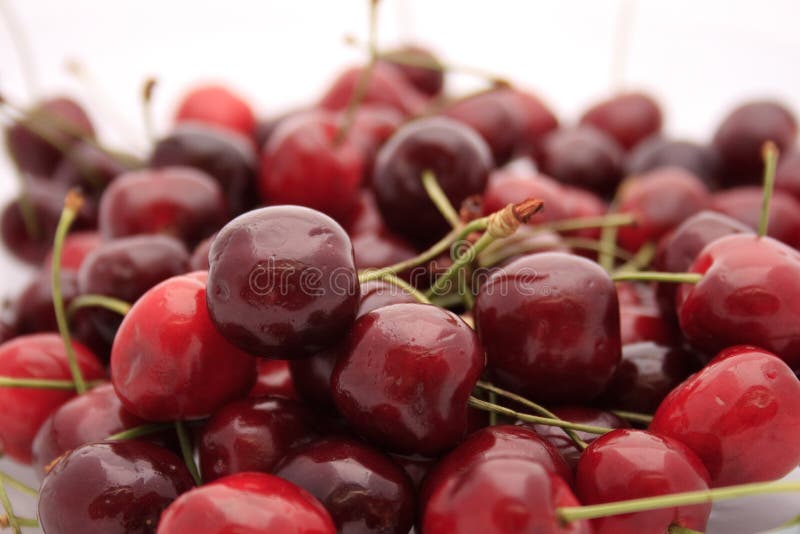 Red cherries stock image. Image of food, cherries, garden - 28640851