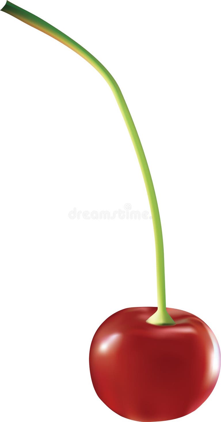 Simple Red Cherry Clipart Stock Illustrations – 485 Simple Red Cherry ...
