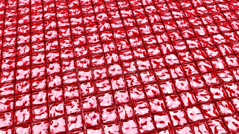 Cubes in the Shape of a Wave Stock Illustration - Illustration of curve ...