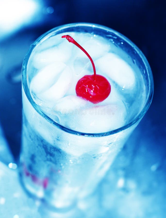 Red cherry in glass stock photo. Image of industries, colors - 1087310