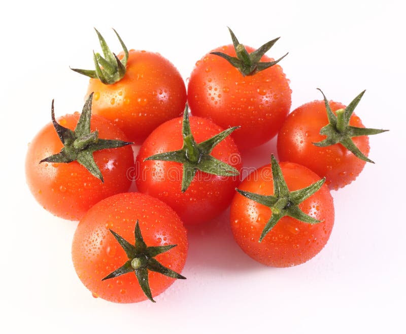 Red cherry tomatoes stock photo. Image of vegetarian - 27306594