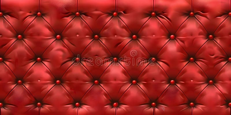Red Chesterfield Leather Texture Seamless Pattern Stock Illustration ...