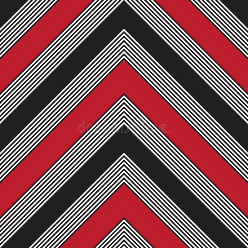 Red Chevron Diagonal Stripes Seamless Pattern Background Stock Vector ...