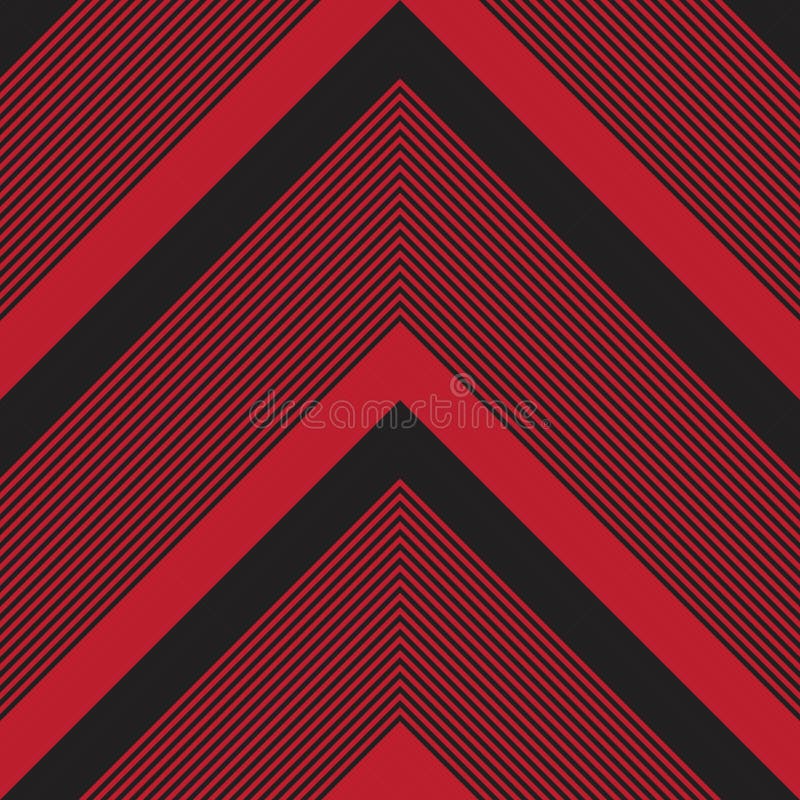 Red Chevron Diagonal Stripes Seamless Pattern Background Stock Vector ...