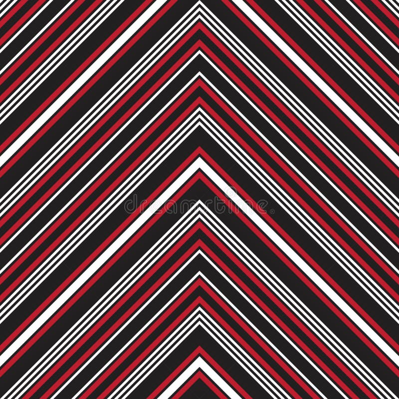 Red Chevron Diagonal Stripes Seamless Pattern Background Stock Vector ...