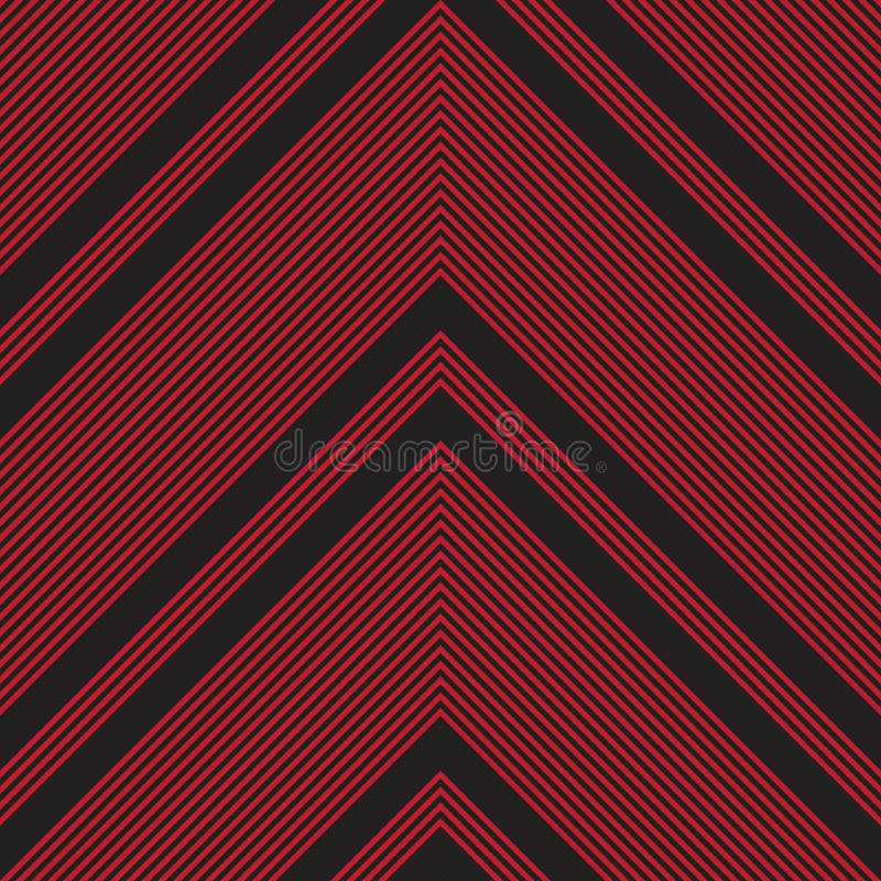 Red Chevron Diagonal Stripes Seamless Pattern Background Stock Vector ...