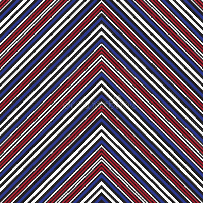Red Chevron Diagonal Stripes Seamless Pattern Background Stock Vector ...