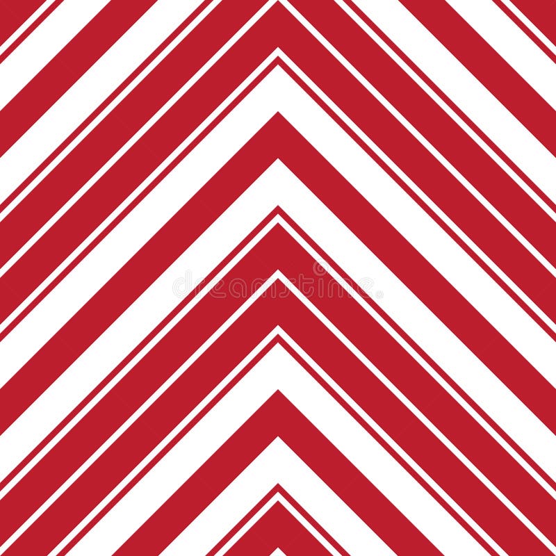 Red Chevron Diagonal Stripes Seamless Pattern Background Stock Vector ...
