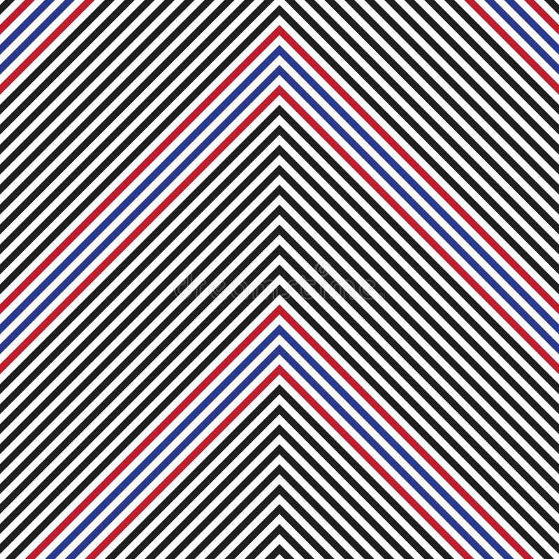 Red Chevron Diagonal Stripes Seamless Pattern Background Stock Vector ...