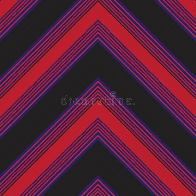 Red Chevron Diagonal Stripes Seamless Pattern Background Stock Vector ...