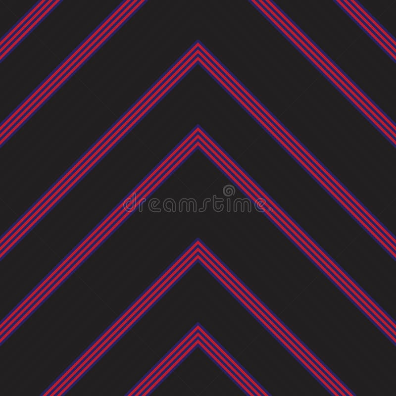 Red Chevron Diagonal Stripes Seamless Pattern Background Stock Vector ...