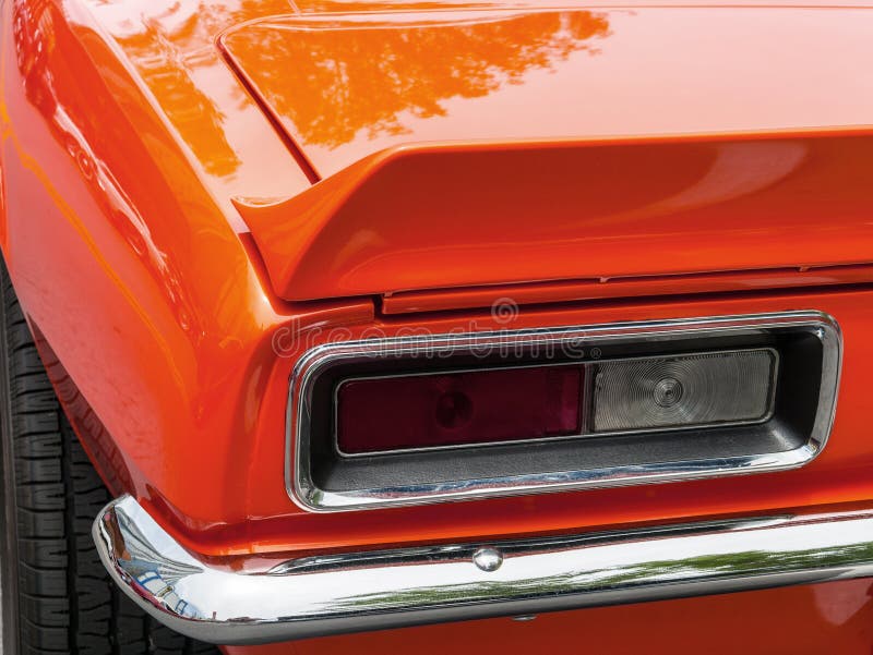 Red Chevy Camaro stock image. Image of american, color - 41167729