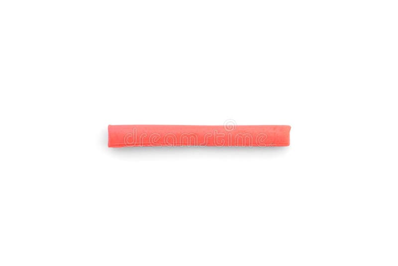 Red Chewable Candy Sticks Isolated White Background Stock Photos - Free ...