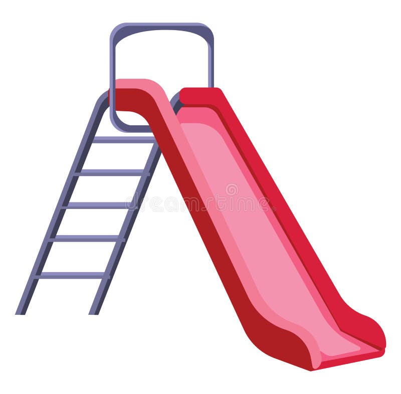 Playground Red Slide Cartoon Stock Illustrations – 87 Playground Red ...