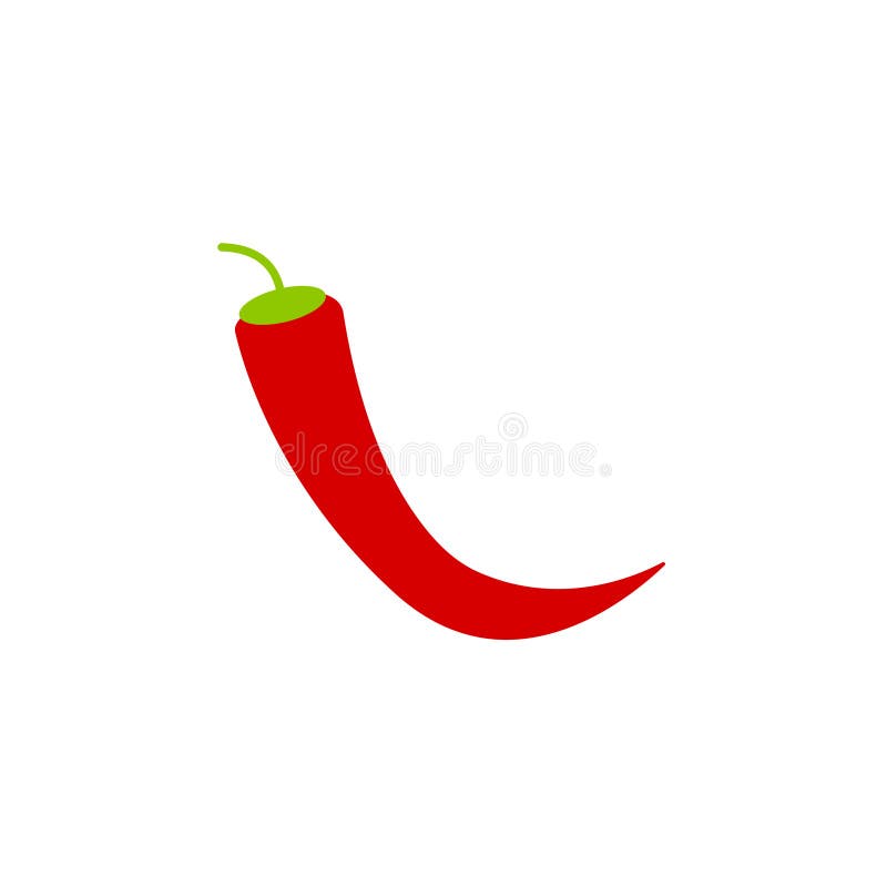 Red Chili Icon Design Graphic Template Vector Stock Vector ...