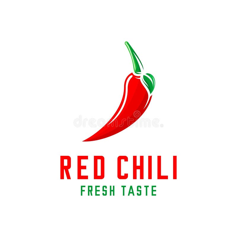 Red chili logo stock vector. Illustration of level, template - 283974751