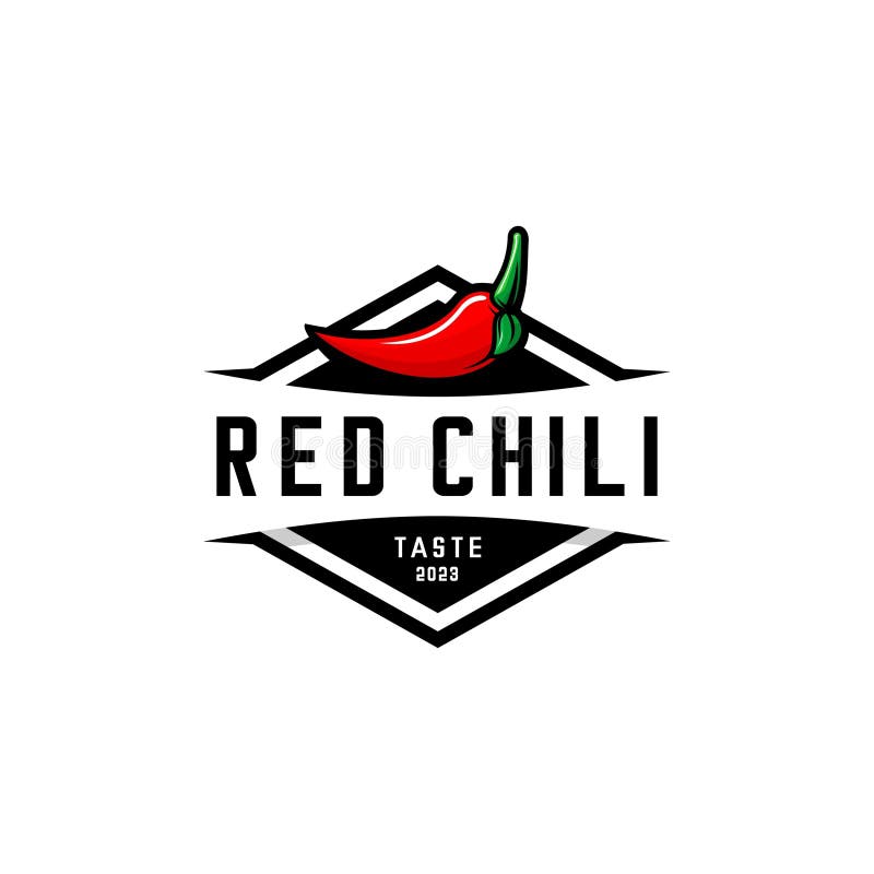 Red chili logo stock vector. Illustration of soup, pepper - 283974733
